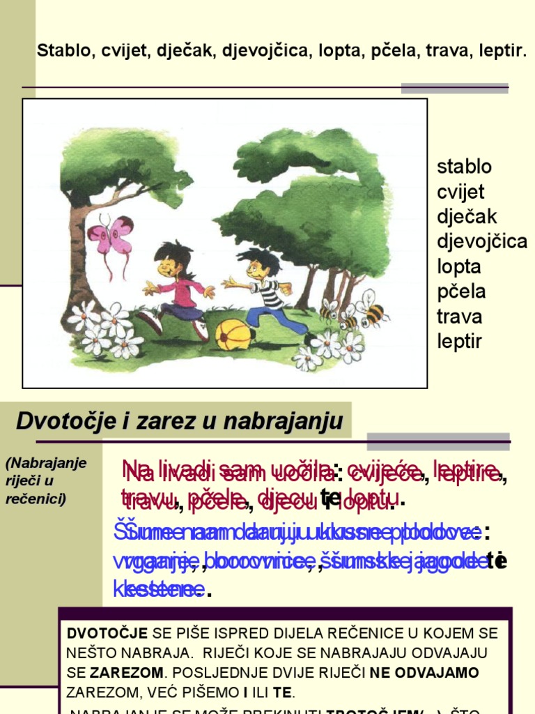 Dvotočje I Zarez U Nabrajanju Grga | PDF