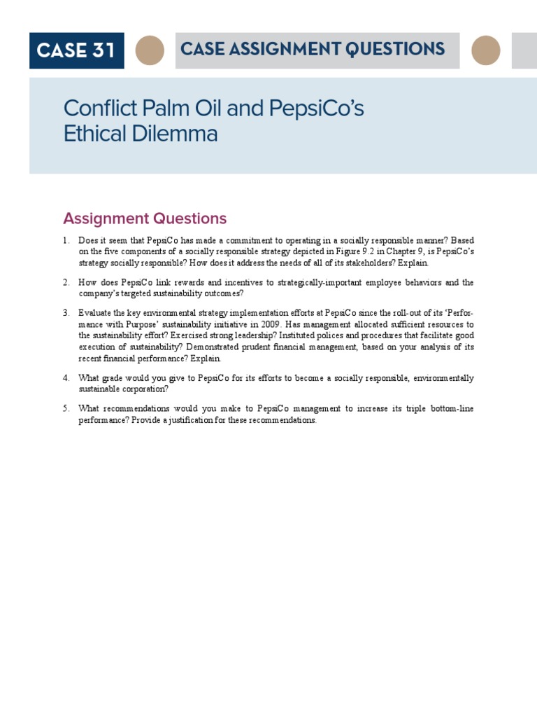 Business Ethics & PepsiCo Analysis | PDF