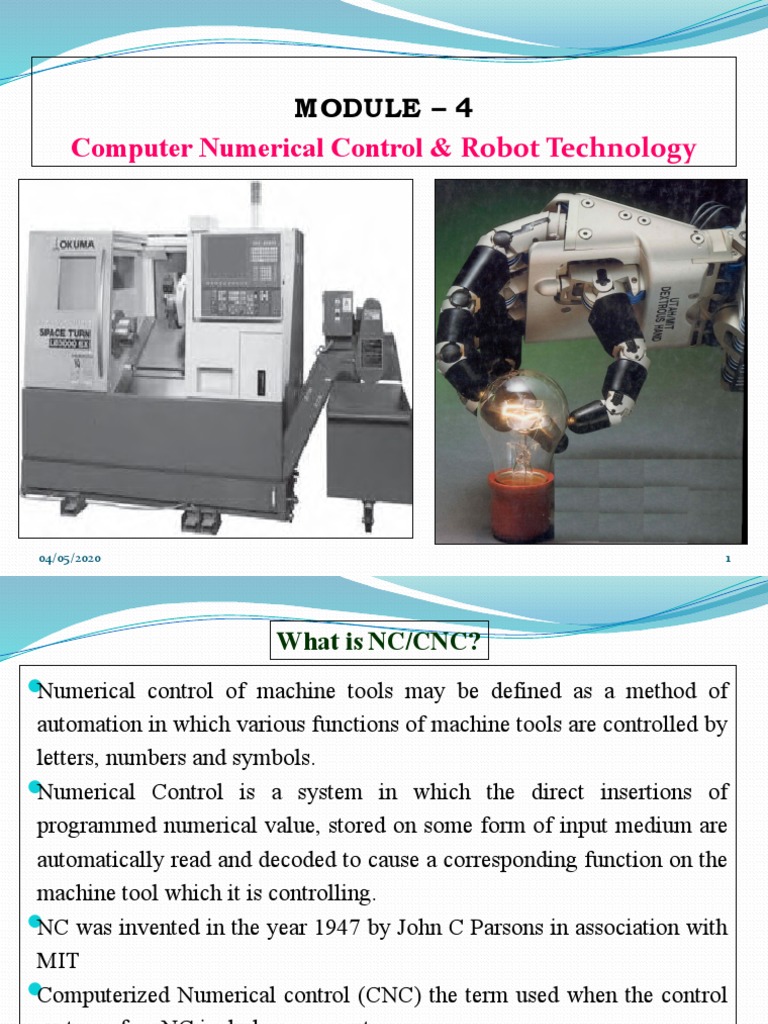 Module - 4 | Download Free PDF | Numerical Control | Robot
