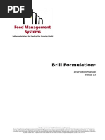 Brill Program for Feed Formulation | PDF | Information Technology Management | Computer Data