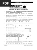 Physics BITSAT Question Bank | PDF | Force | Electronvolt