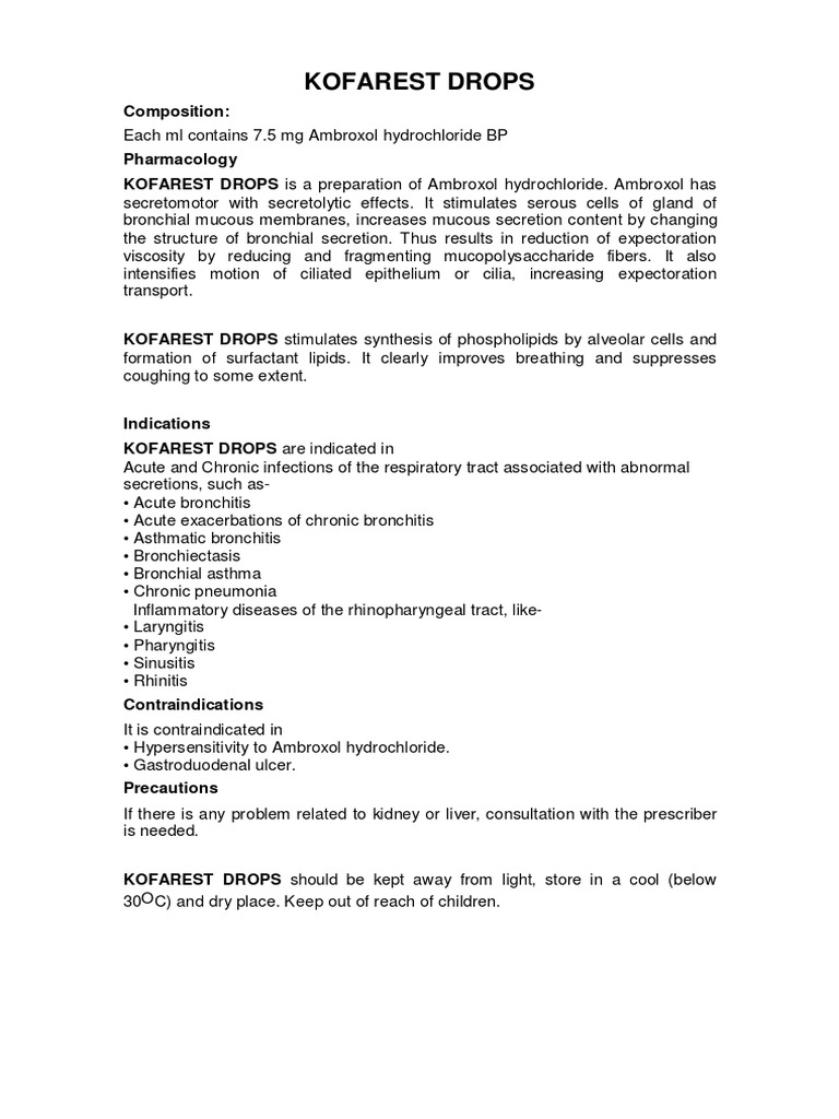 Kofarest Drops | PDF | Self-Improvement | Wellness