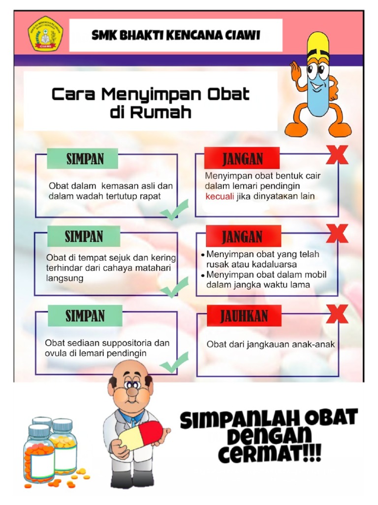 Leaflet Cara Menyimpan Obat Di Rumah Pdf Pdf