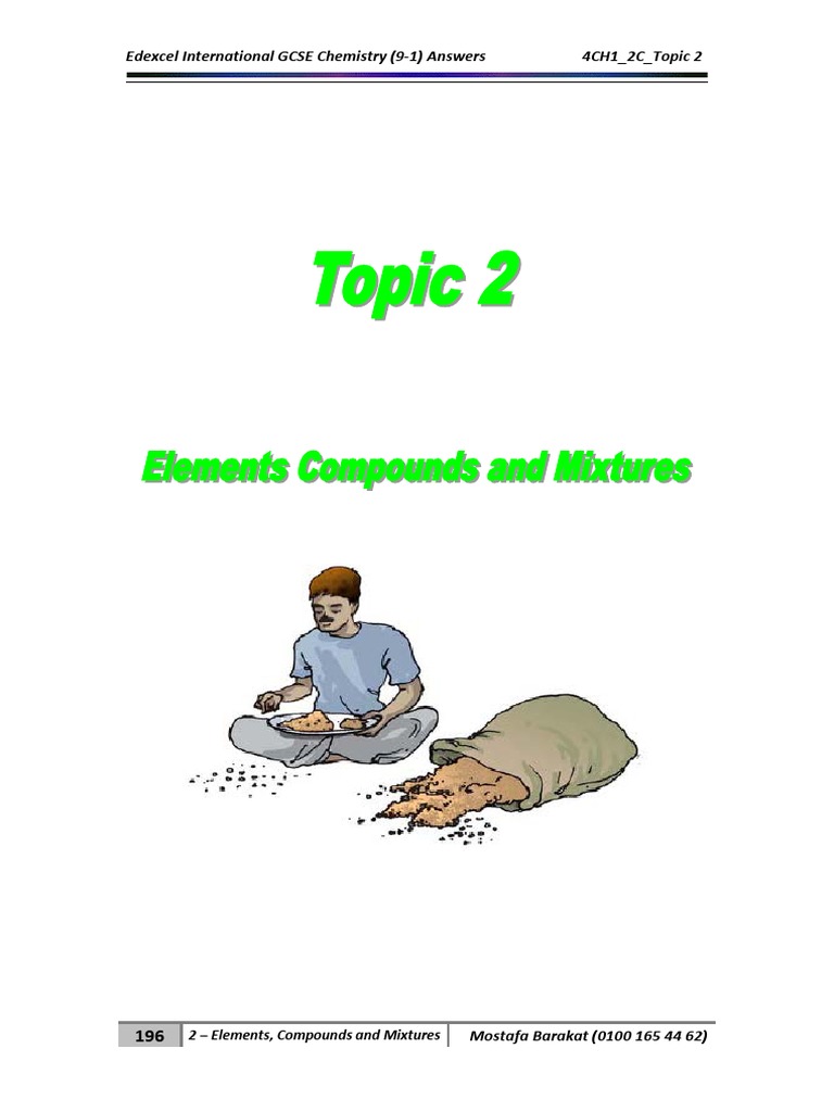 Edexcel International GCSE Chemistry (9-1) Answers 4CH1 - 2C - Topic 2 ...