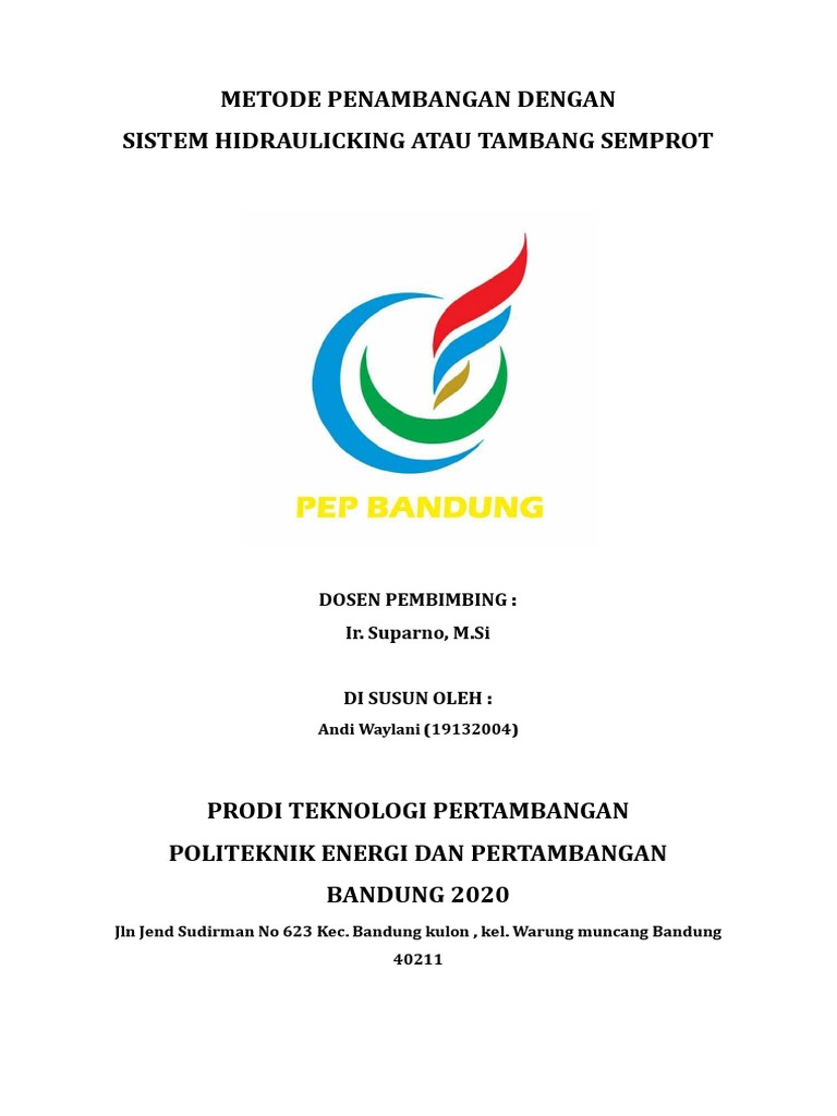 Tambang Semprot | PDF | Griya & Taman