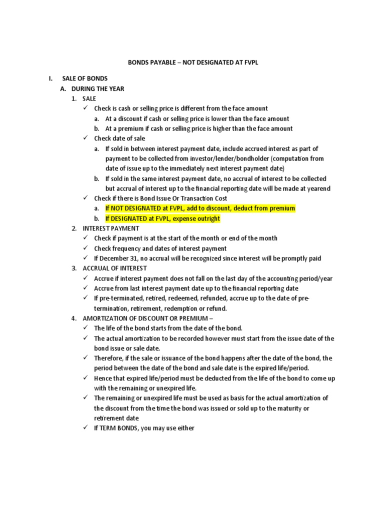 Accounting for Bonds Payable Under Different Measurement Methods: A ...
