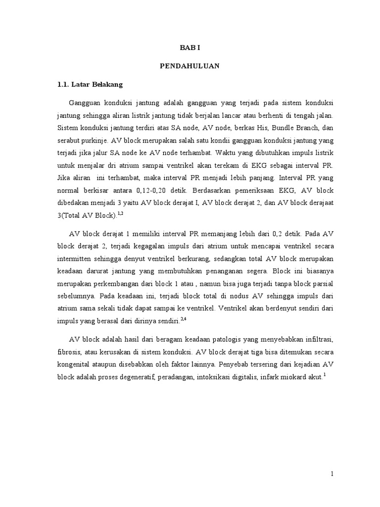 Lapkas Internship Total AV Block | PDF