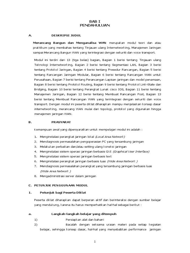 Bagian - 1 Modifan | PDF
