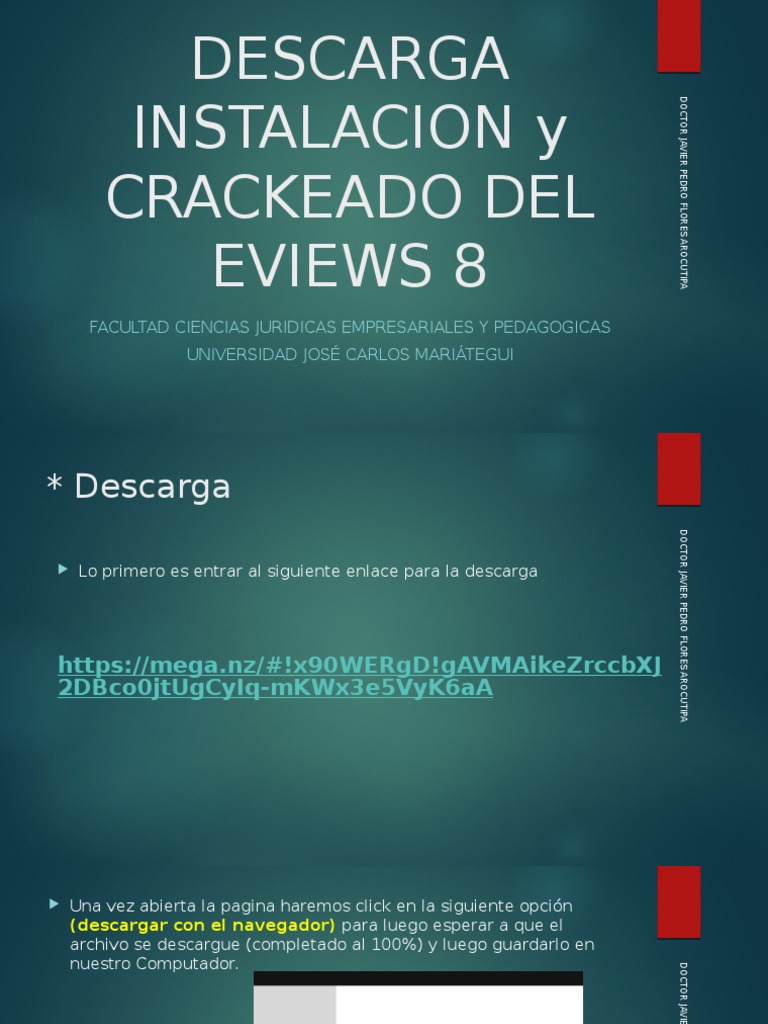 Descarga e Instalacion de Eviews 8 | PDF | Archivo de computadora | Ventana (informática)