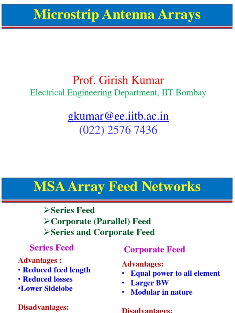 MSA Array PDF | PDF | Antenna (Radio) | Radio Technology
