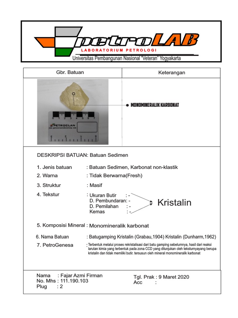 Batu gamping kristalin | PDF