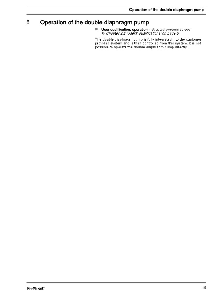 Double Diaphragm Pump Operation Guide | PDF | Pump | Hazards