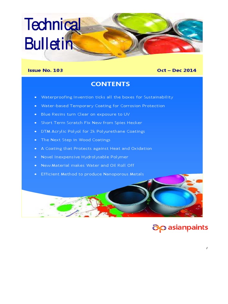 Technical Technical Technical Technical Bulletin Bulletin Bulletin ...