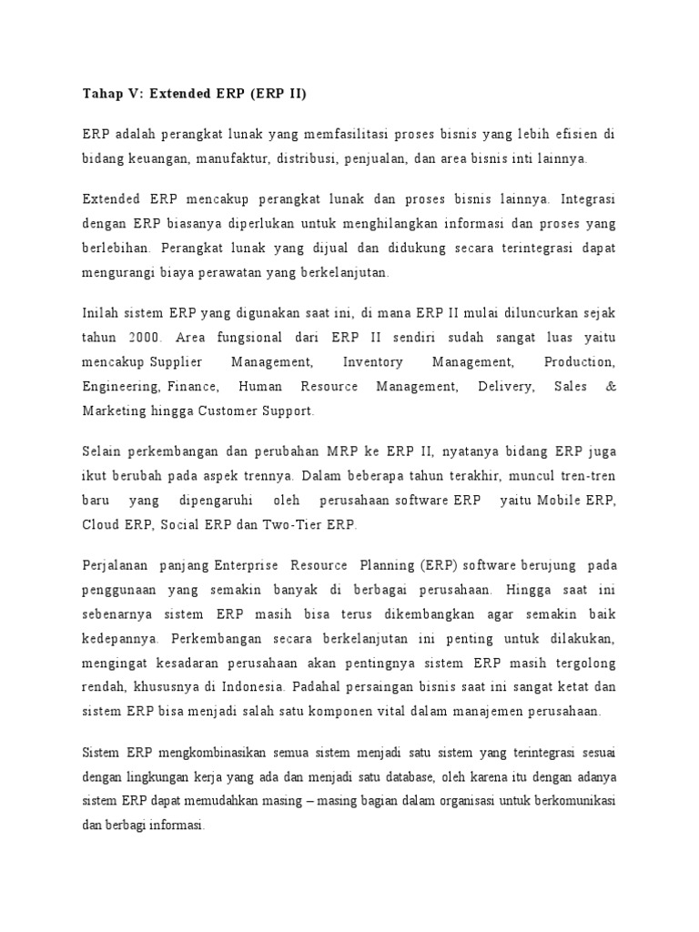 Extended ERP | PDF | Bisnis | Komputer