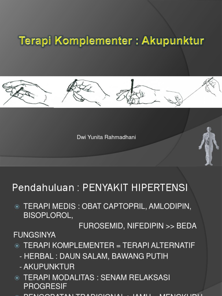 Terapi Komplementer Akupunktur | PDF