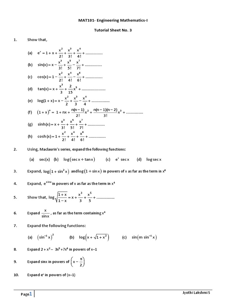 Tutorial Sheet No3 | PDF | Combinatorics | Real Analysis