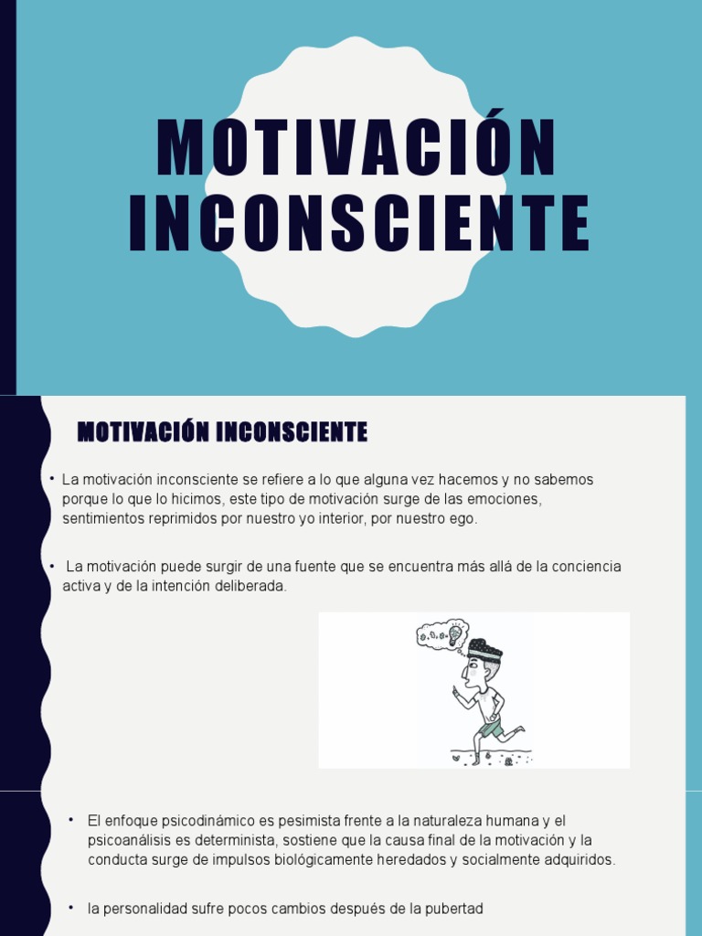Motivación Inconsciente y Conductas | PDF | Mente inconsciente ...