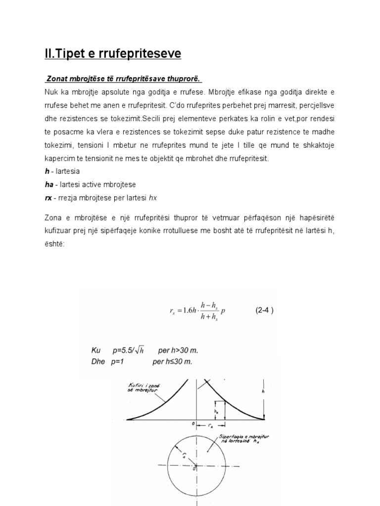 Llogaritja e Rrufepritesit | PDF