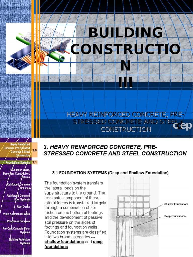 Building Technology | PDF | Deep Foundation | Prestressed Concrete