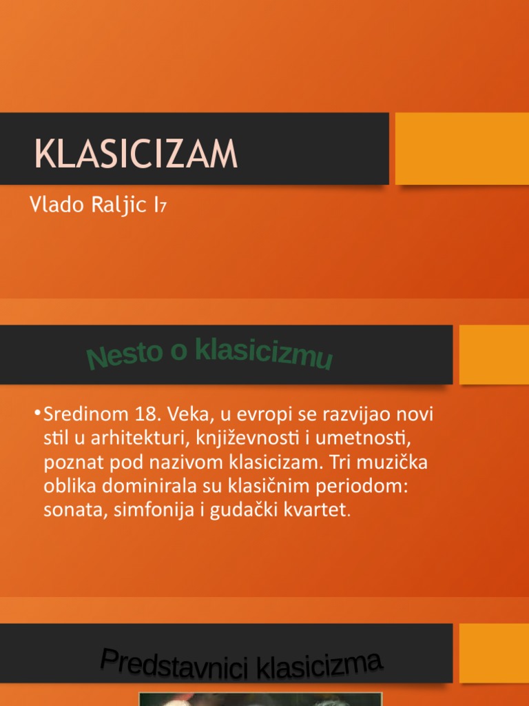 Klasicizam | PDF