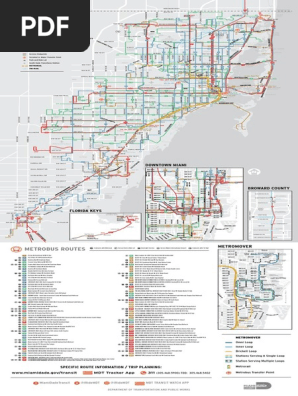 Miami Dade Transit Map Pdf