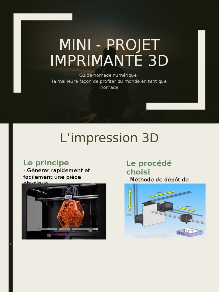 Mini - Projet Imprimante 3d | PDF