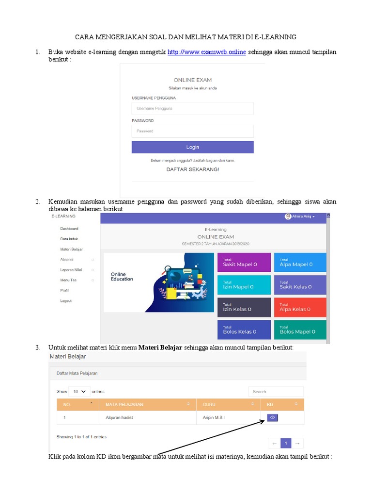 Panduan E-Learning Brismart | PDF | Seni