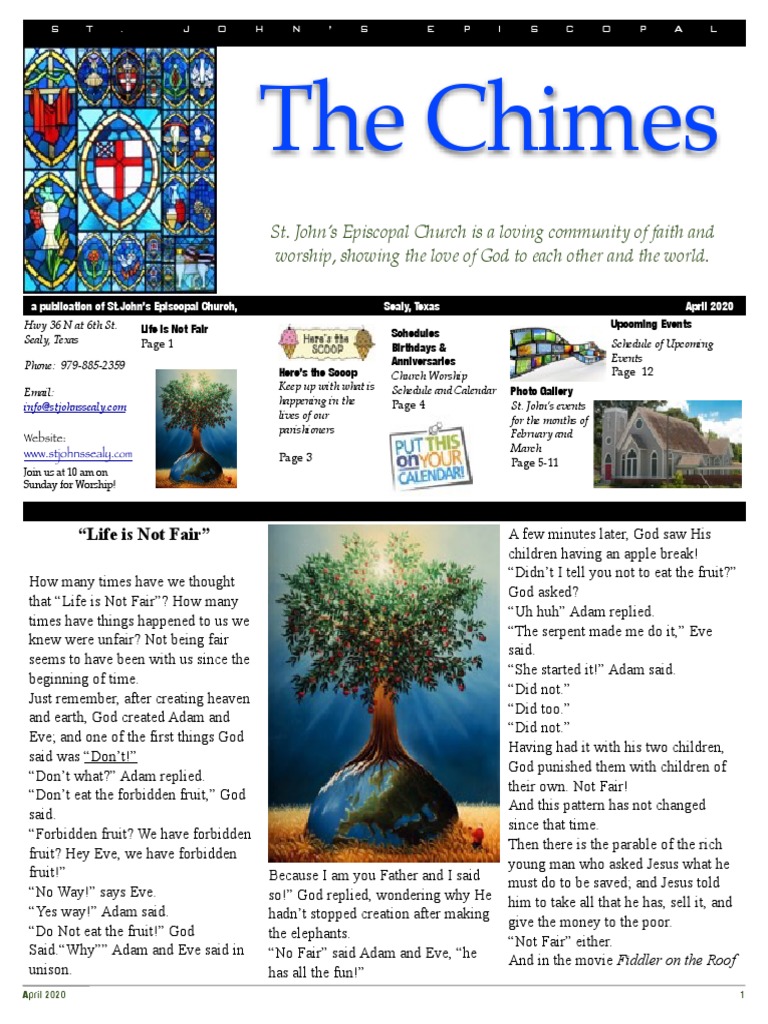 20 Aprchimes | PDF | Adam | Easter