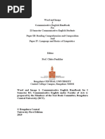 2018 Remedial English Course Content-1 | PDF