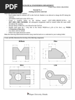 Tutorial 4-Orthographic Projections | PDF