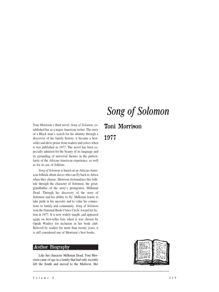 Song of Solomon | PDF
