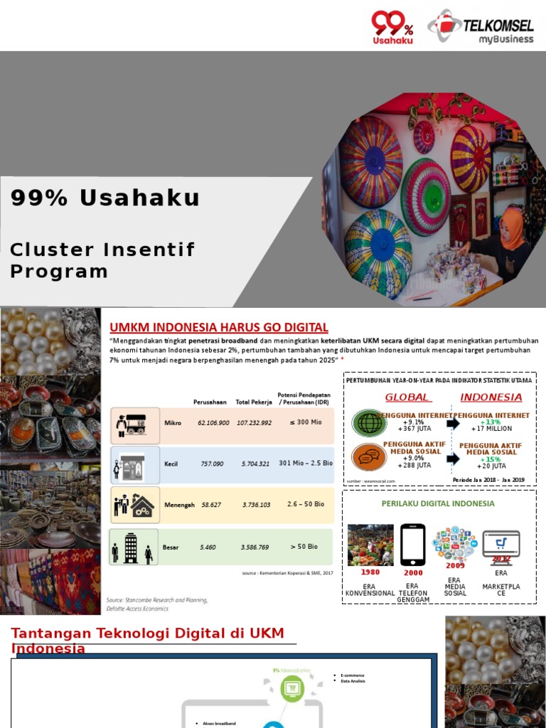 Digitalisasi UKM Melalui 99% Usahaku | PDF | Bisnis | Teknologi & Rekayasa