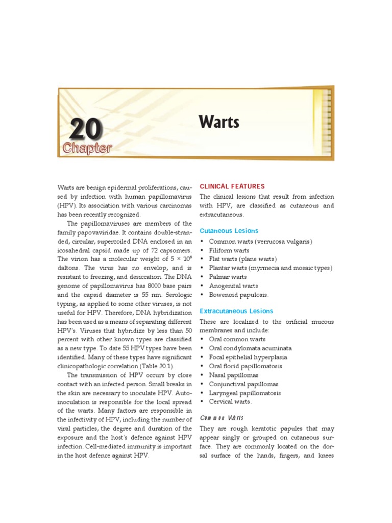 Warts | PDF | Virus | Microbiology