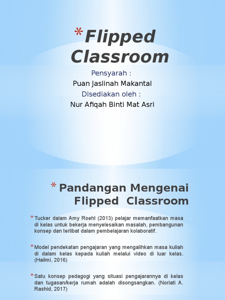 Flipped Classroom | PDF