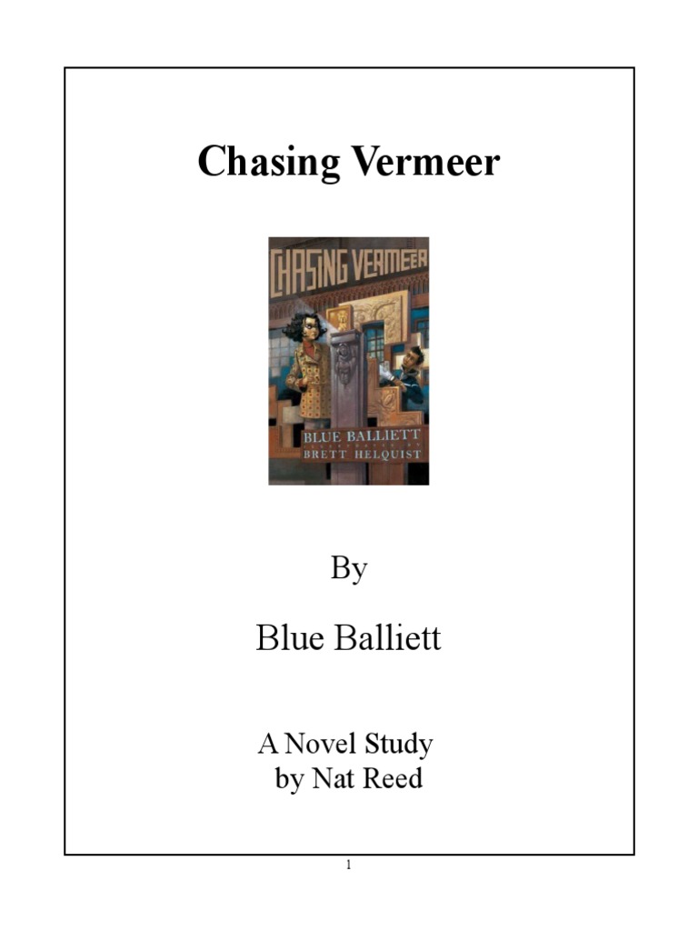 Chasing Vermeer Novel Study Preview PDF | PDF | Cognition | Semiotics