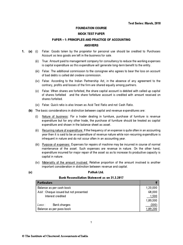 Add: Cheque Issued But Not Presented Interest Credited Less: Bank ...
