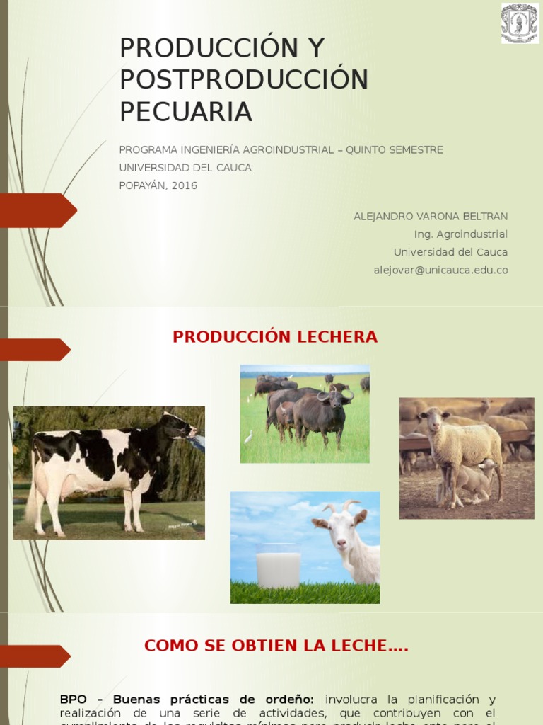 Clase 4. Leche | PDF | Leche | Ph