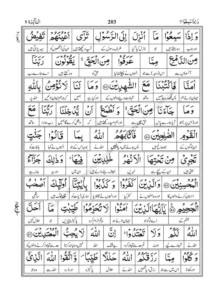 Lafzi Tarjuma para 07-8-9 PDF | PDF