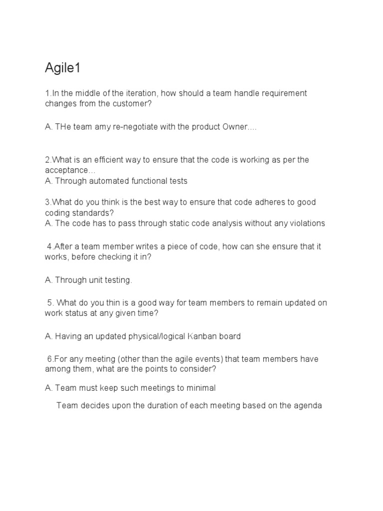 Agile 1 | PDF | Scrum (Software Development) | Systems Engineering