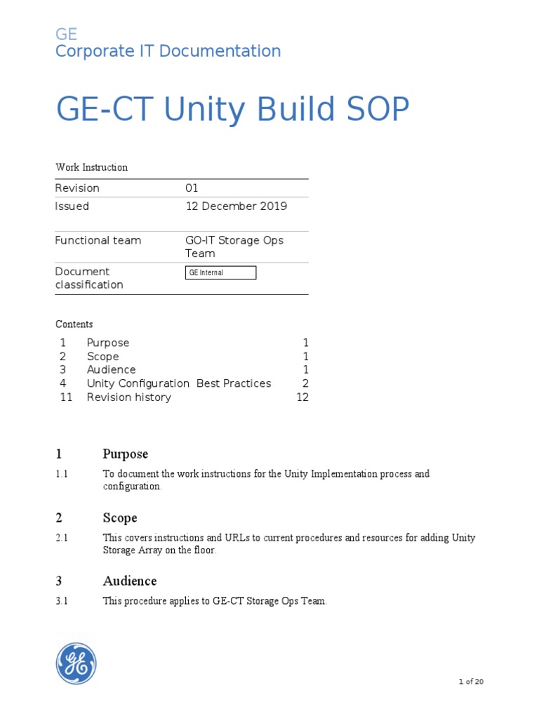 GE-CT Unity - Best Practices - v3 | PDF | Solid State Drive | Computer ...