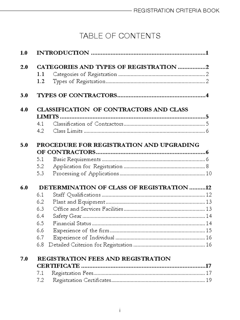 CRB Critiria Booklet PDF | PDF | Joint Venture | Cashier's Check