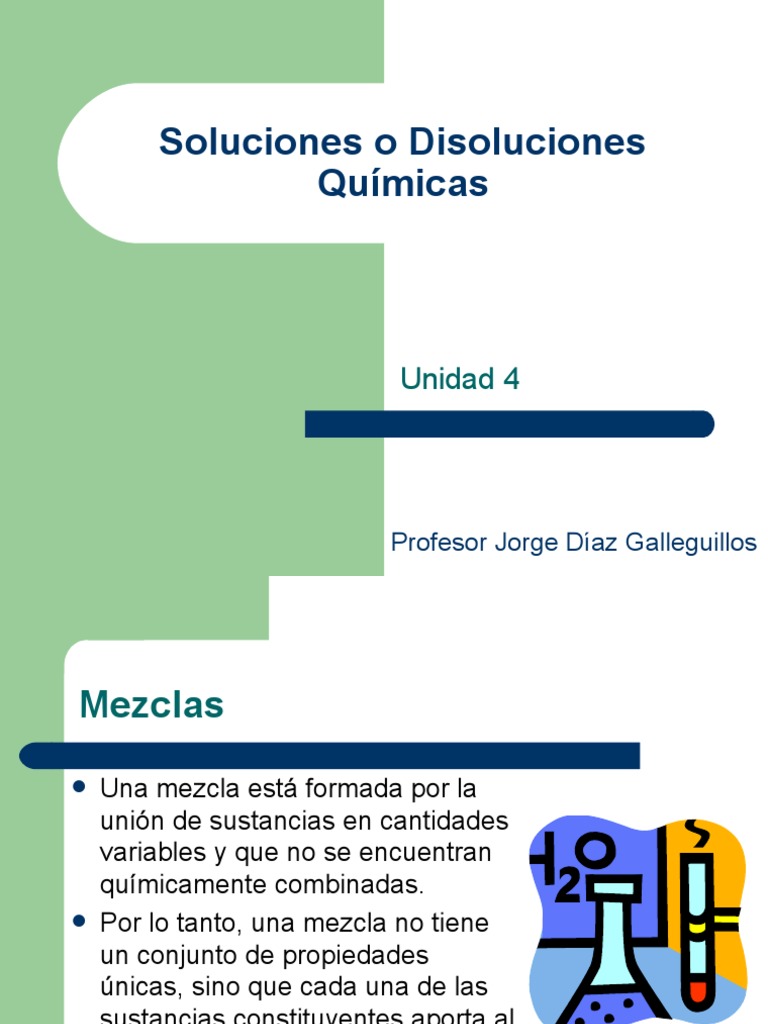 Soluciones | Descargar gratis PDF | Solubilidad | Mezcla