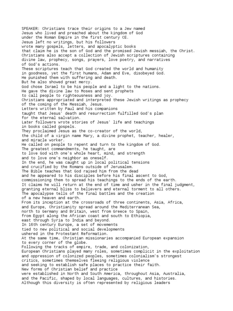 ScripturesX Christianity Collage RC v1 RT - Edxmstr-En | PDF | Gospels | Jesus