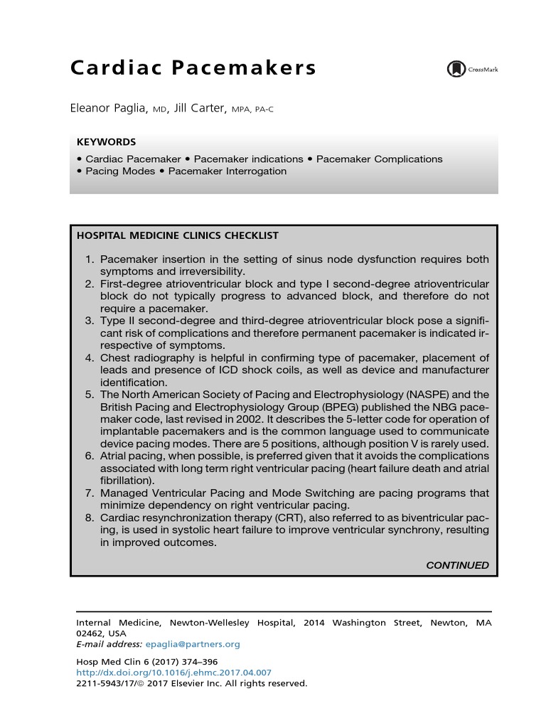 Cardiac Pacemaker Utama | PDF | Artificial Cardiac Pacemaker | Atrium ...