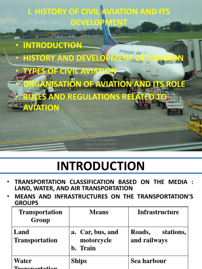 History of Civil Aviation and Its Development | PDF | Aviation | Transport