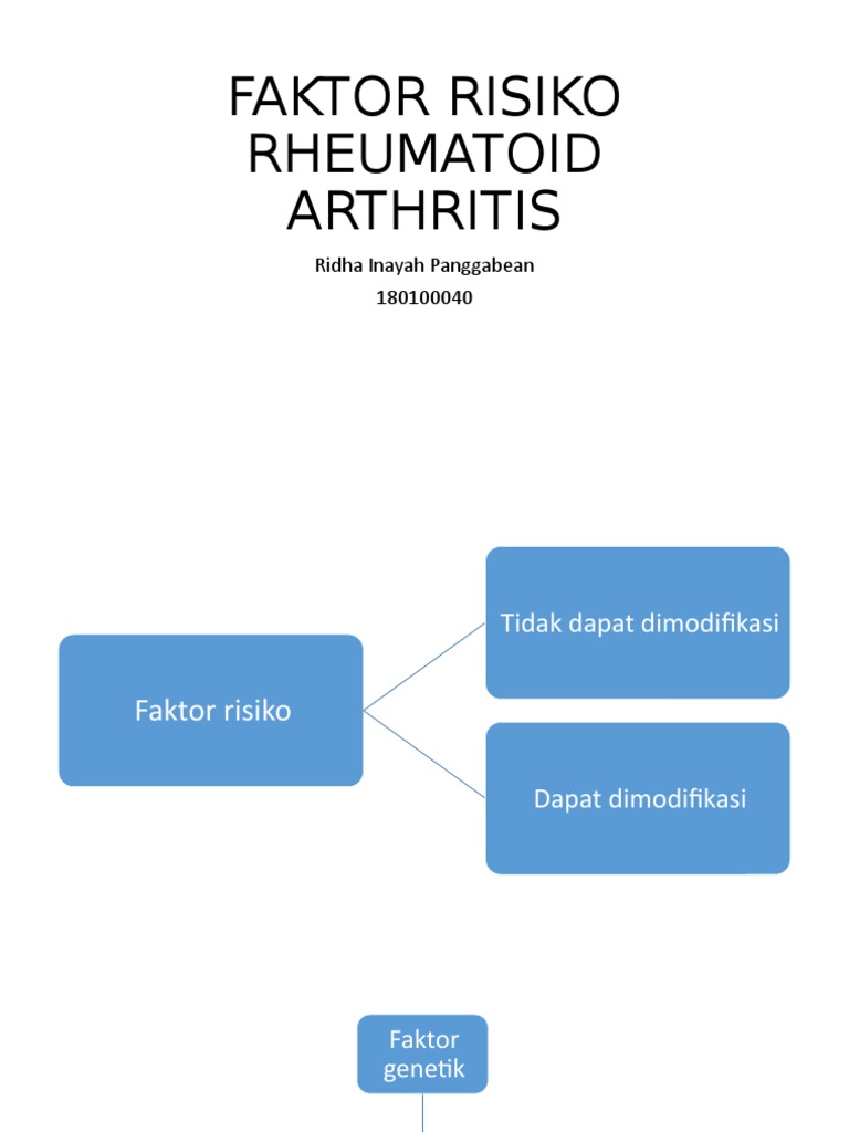 Faktor Risiko Rheumatoid Arthritis 1234 | PDF