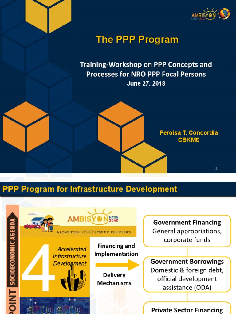 The PPP Program: Training-Workshop On PPP Concepts and Processes For ...