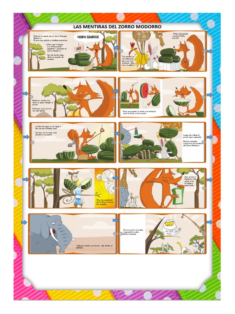 Las mentiras del zorro modorro | PDF