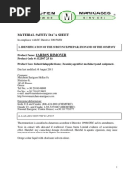 Material Safety Data Sheet: Unitor Usc | PDF | Firefighting | Personal ...