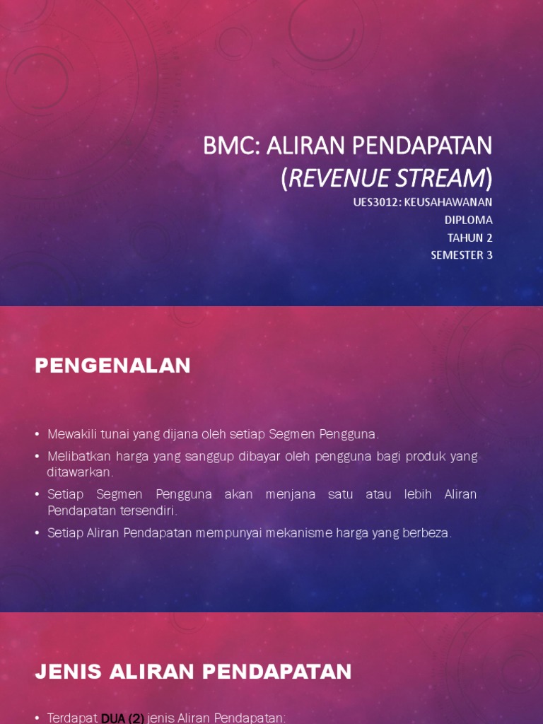 BMC - Revenue Stream PDF | PDF